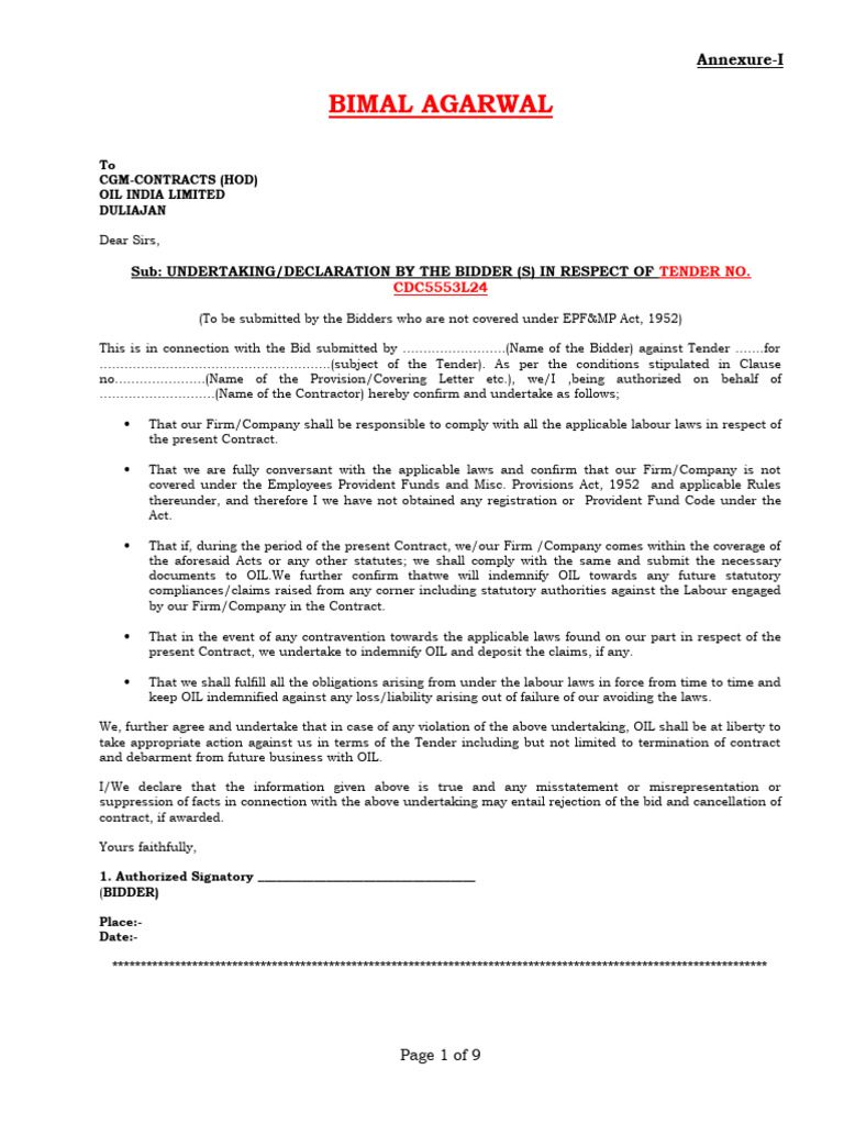 Annexures | PDF | Guarantee | Bankruptcy