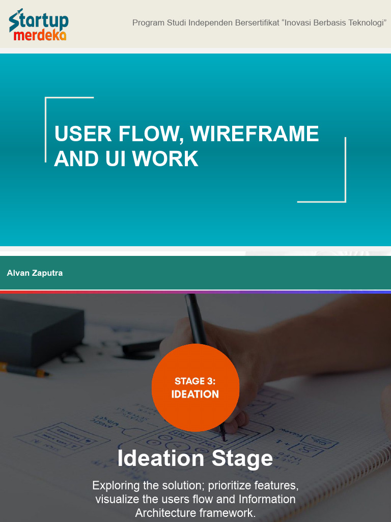 Startup Merdeka - Userflow | PDF | User Interface | Graphical User Interfaces
