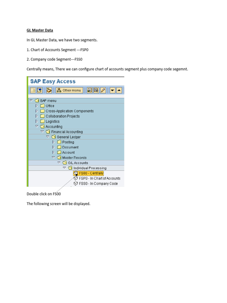 GL Master Data | PDF | Income Statement | Balance Sheet