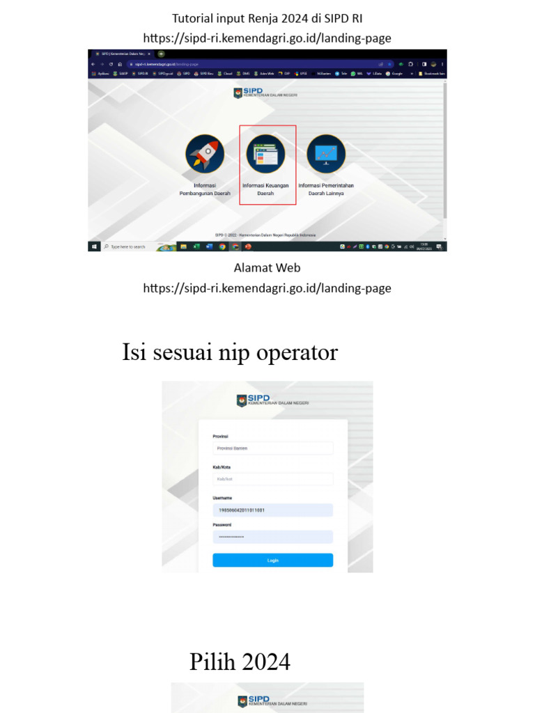 Tutorial Input SIPD RI | PDF