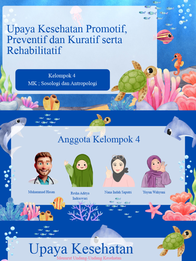 Upaya Kesehatan: Promotif, Preventif, Kuratif | PDF