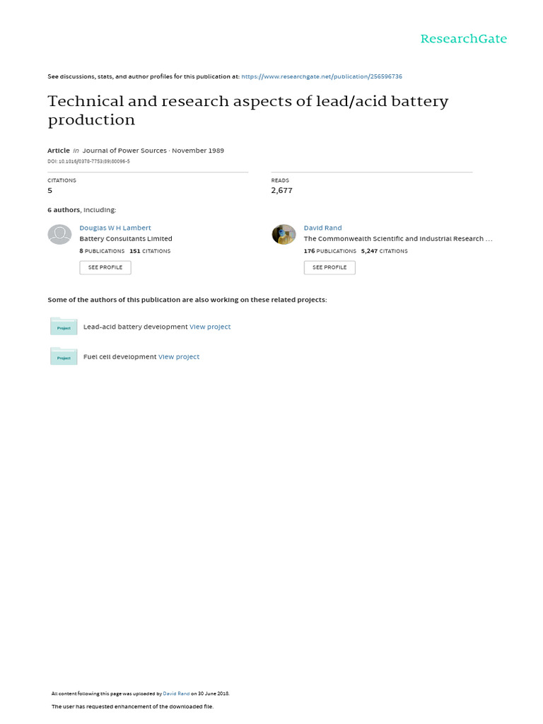 Technicalandresearch | PDF | Lead | Microstructure