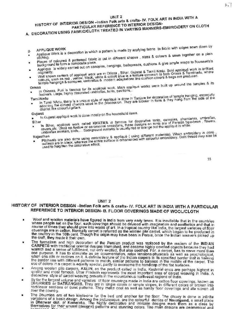 Architecture Interior Design Notes | PDF