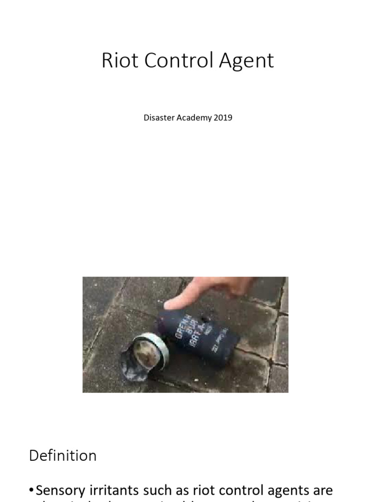 Riot Control Agent | PDF