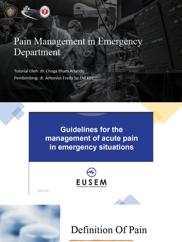 Tutorial Pain Management Choga | PDF | Analgesic | Pain