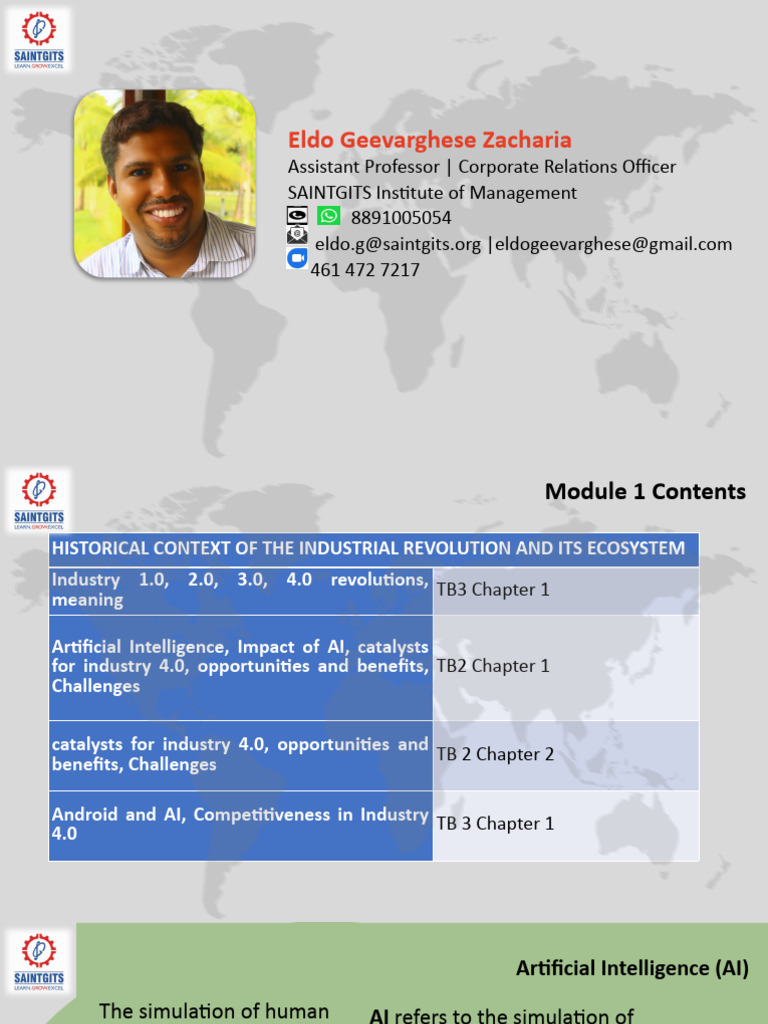 Industry 4.0 Module 1 Part C | PDF | Artificial Intelligence ...