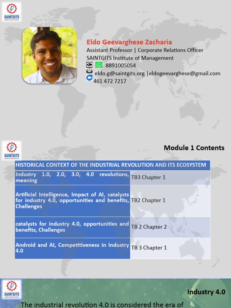 Industry 4.0 Module 1 Part B | PDF | Internet Of Things | Physical Sciences