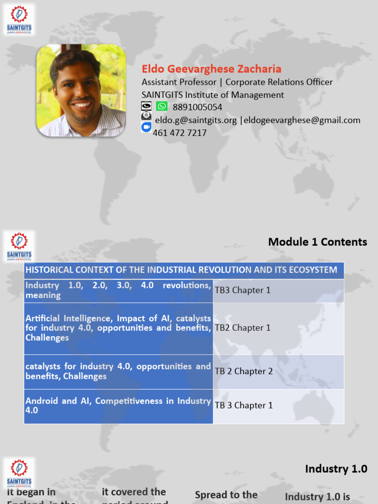 Industry 4.0 Module 1 Part A | PDF | Electronics | Automation
