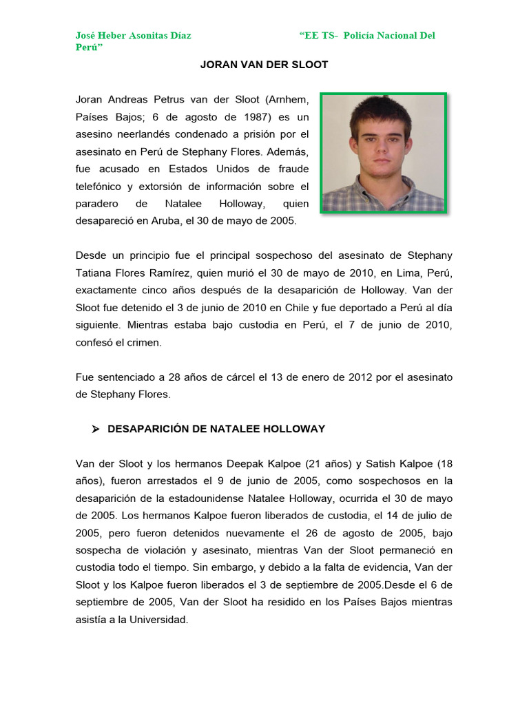 Asesinato de Stephany Flores Ramírez | PDF | Crímenes | Crimen y violencia