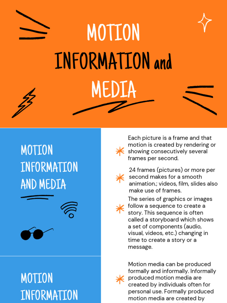 Motion Information and Media | PDF | Camera | Video
