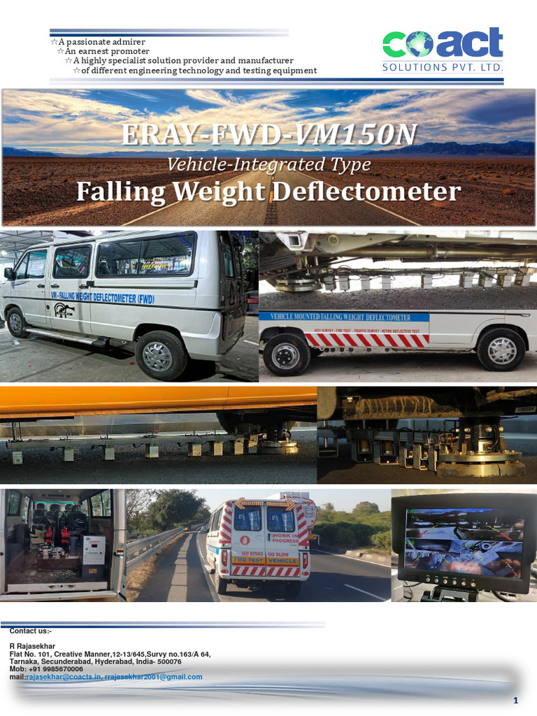 Falling Weight Deflectometers Overview | PDF | Physical Sciences ...