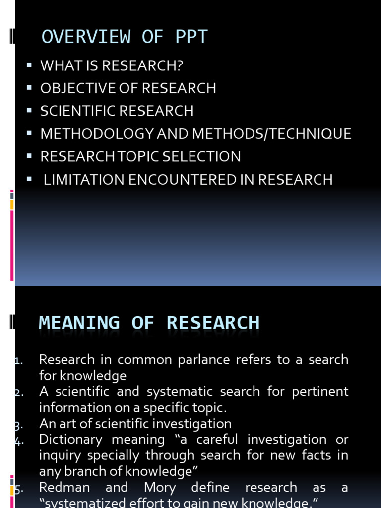 Psych-RESEARCH UNIT-1 | PDF | Methodology | Scientific Method