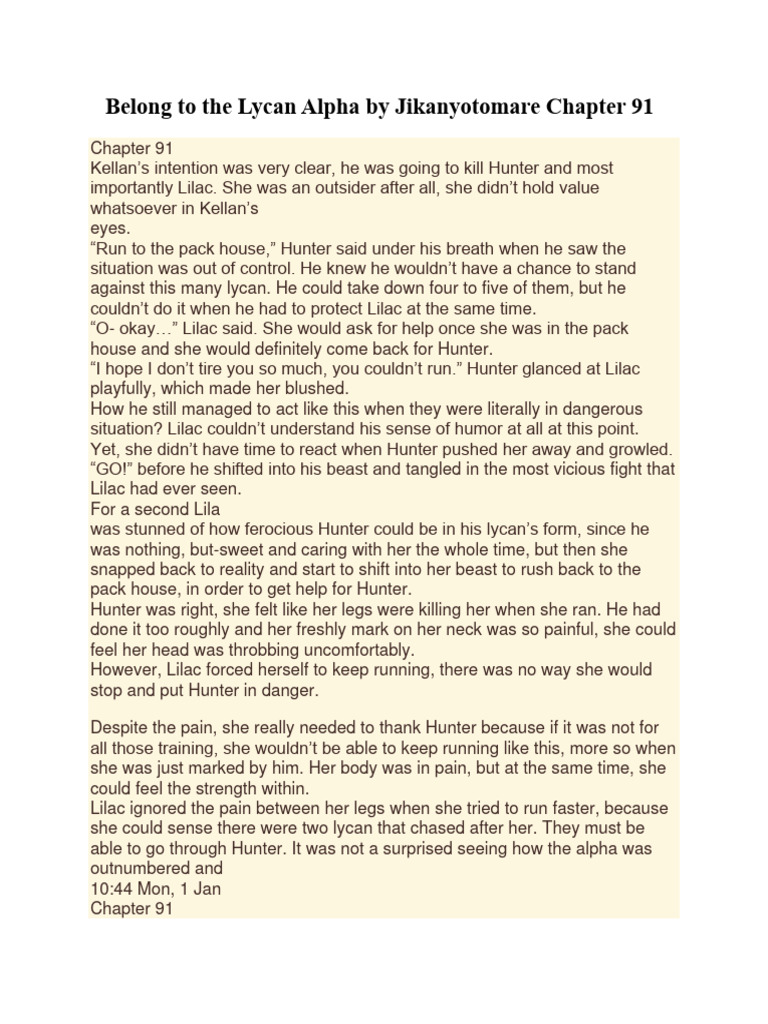 Lycan Alpha 91-93 | PDF