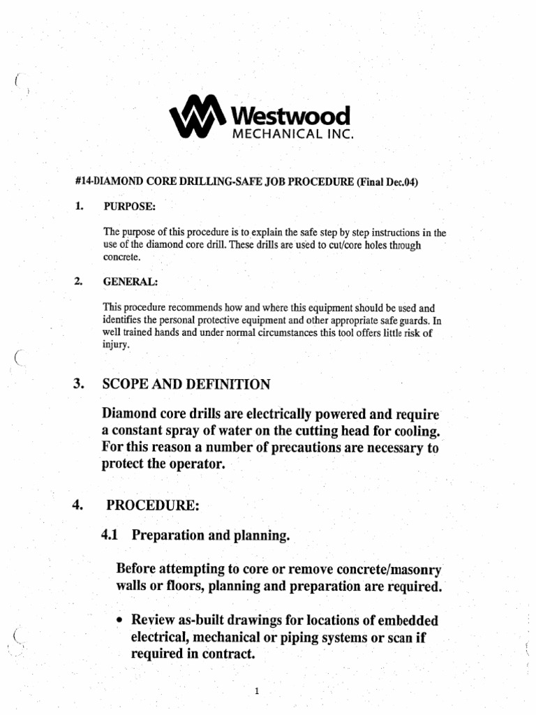 Diamond Core Drilling | PDF