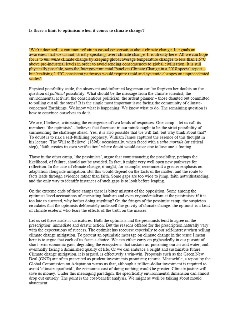 Climate | PDF | Earth | Climate Change