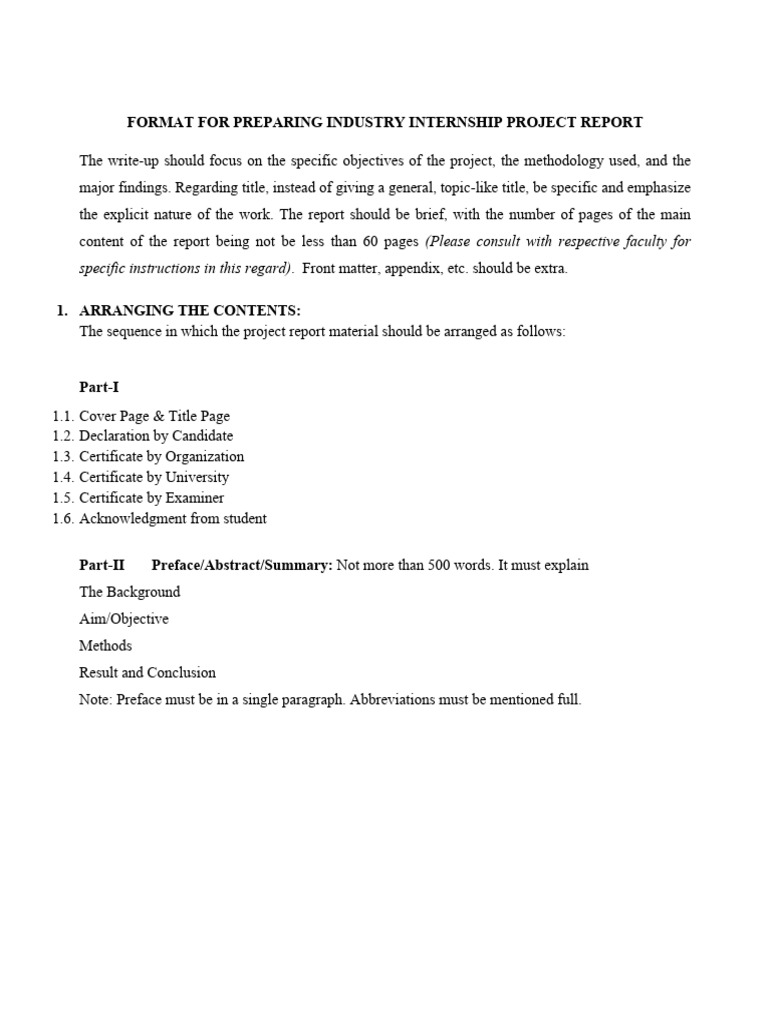 Summer Project Format Kalinga | PDF | Methodology | Abstract (Summary)