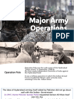 Major Indian Military and Humanitarian Operations | PDF | Pakistan ...