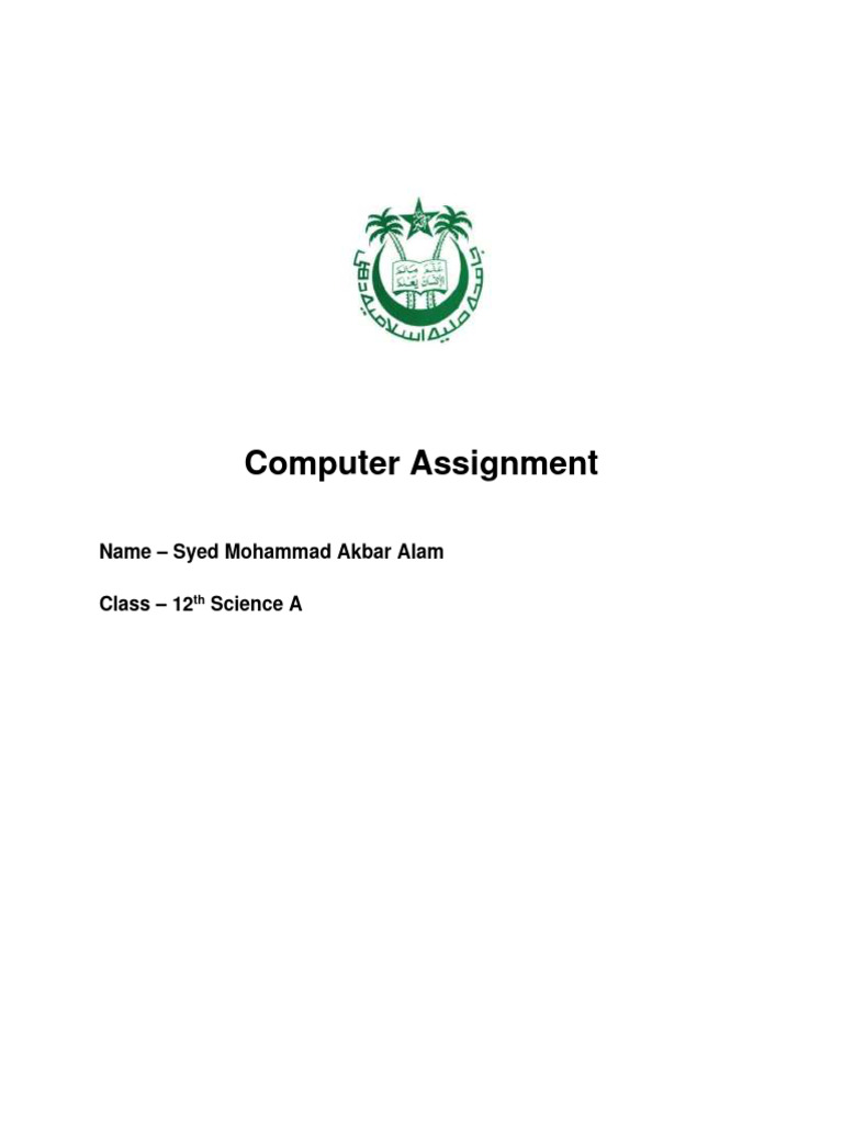 CS Assignment (AKBAR) | Download Free PDF | Databases | Computer Science