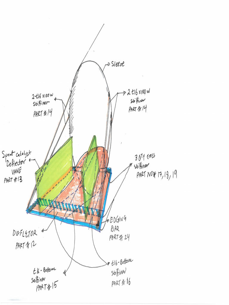 Spent Cat Deflector - Remarks - 1-Fabriaction Details | PDF