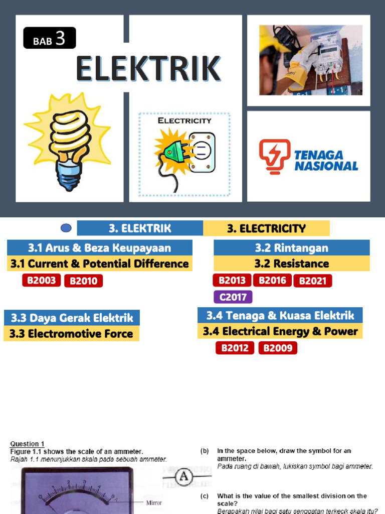 3 Spm t5 Elektrik | PDF