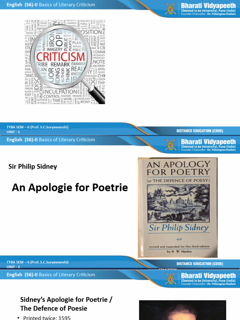 Criticism PPT-1 | PDF