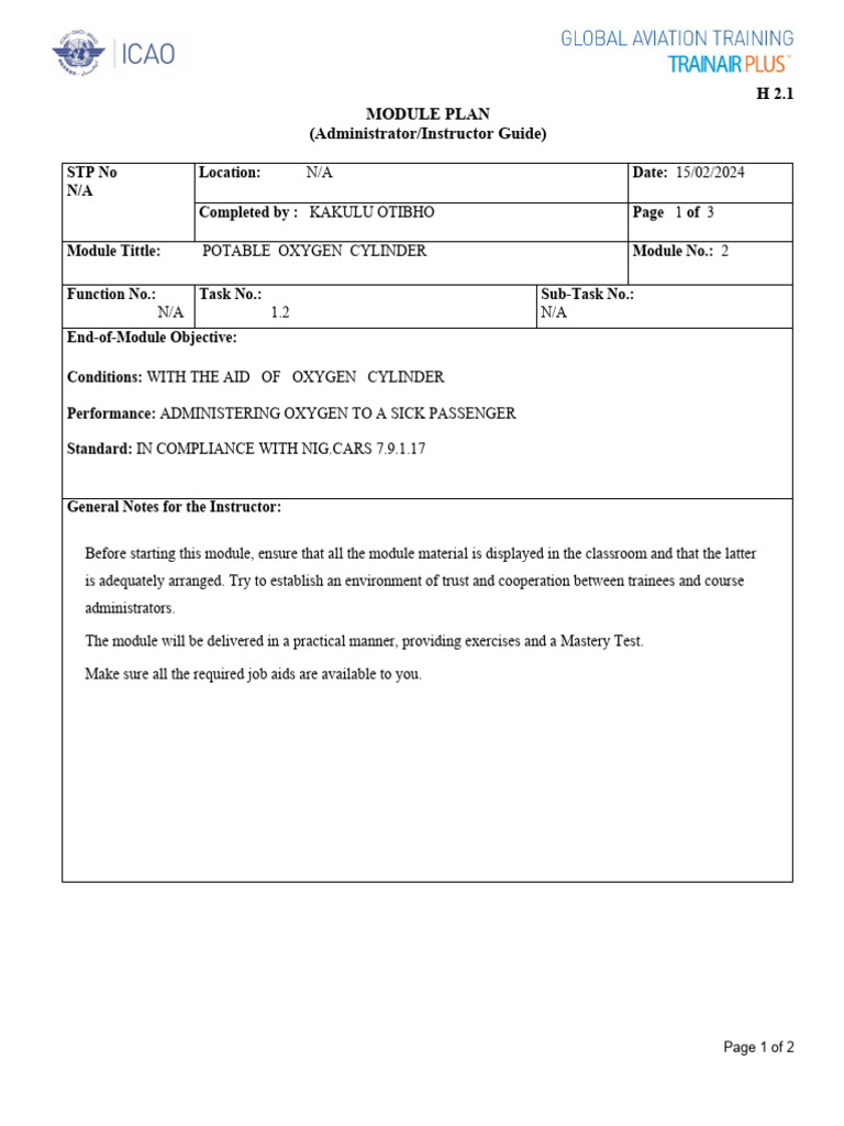 Final Module Plan | PDF