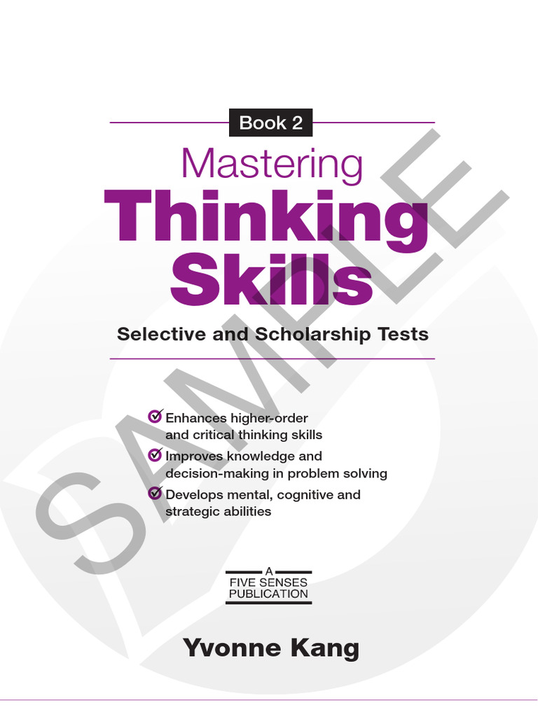 Mastering Thinking Skills for Tests | PDF | Thought | Plastic