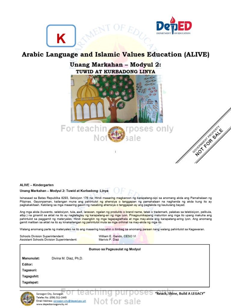 Kinder ALIVE Q1 Module 2 | PDF