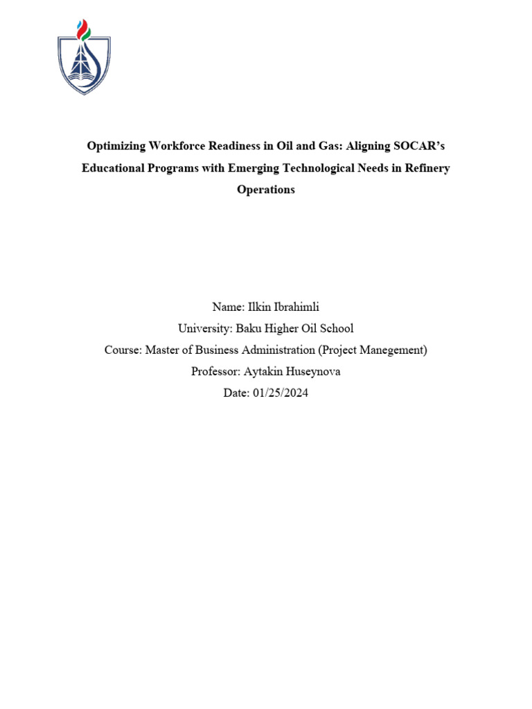 Research About SOCAR Workforce | PDF | Engineering | Human Capital