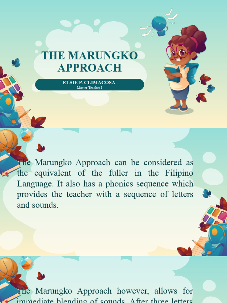 Marungko Approach | PDF