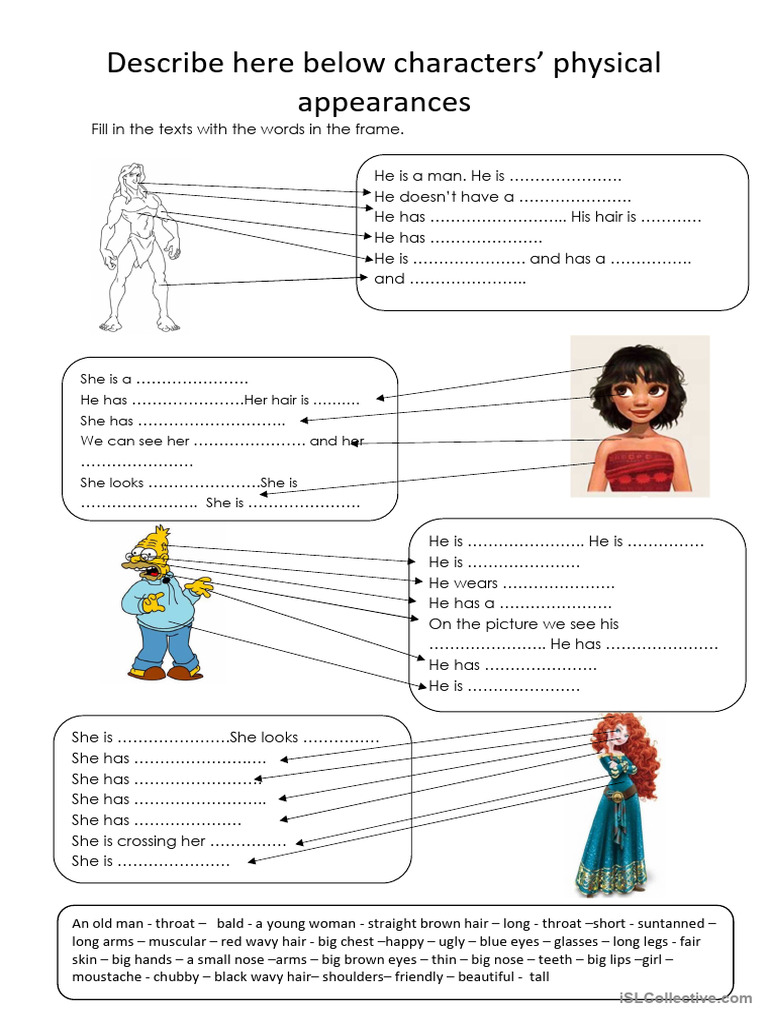 Describe Physical Appearances | PDF