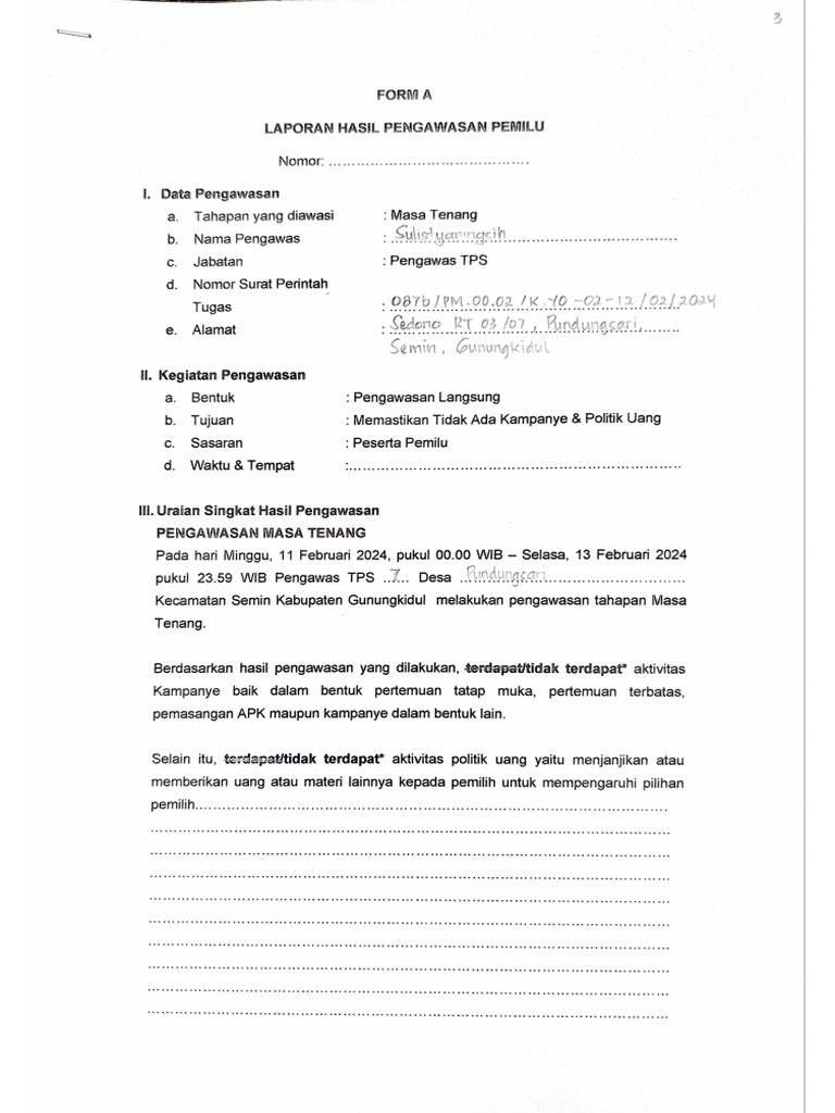 Masa Tenang | PDF