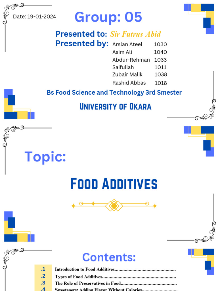 Food Chemistry | PDF | Sugar Substitute | Food Politics