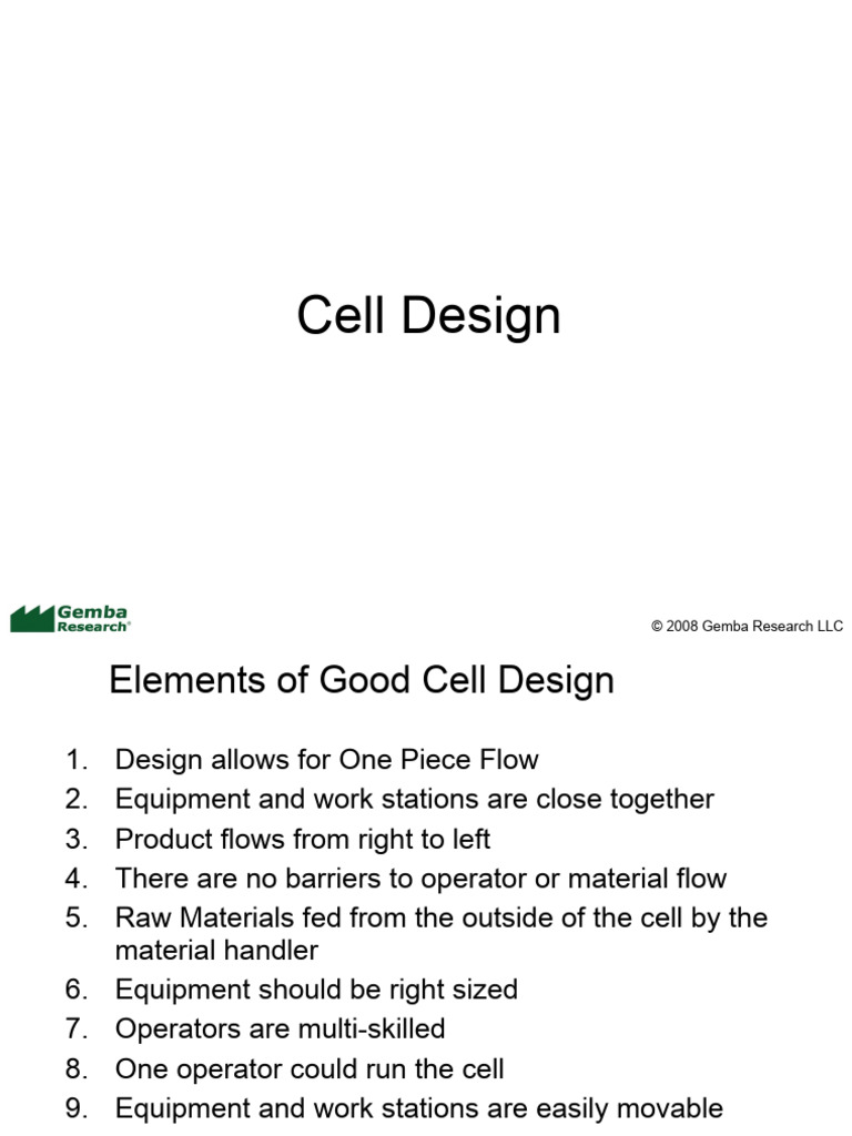 Cell Design | PDF | Performance Indicator | Business
