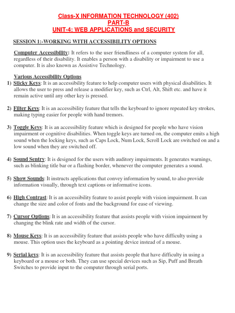 Part-B Unit-4 Web Applications & Security | Download Free PDF | Internet Access | Computer Network