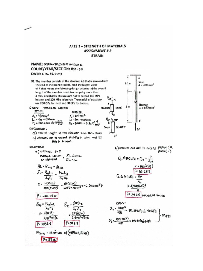 BSA 3B Bernante Christian Rod D - Assignment 2 | PDF
