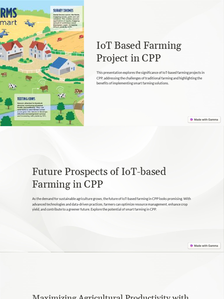 IoT Based Farming Project in CPP | PDF | Agriculture | Internet Of Things