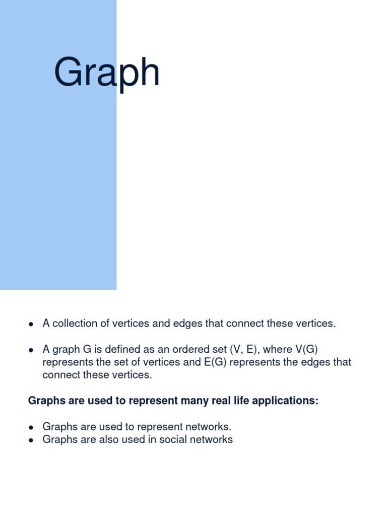 Graph | PDF | Vertex (Graph Theory) | Applied Mathematics Graph | PDF | Vertex (Graph Theory) | Applied Mathematics