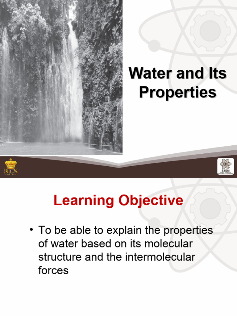 Unique Properties of Water Explained | PDF | Chemical Bond | Water