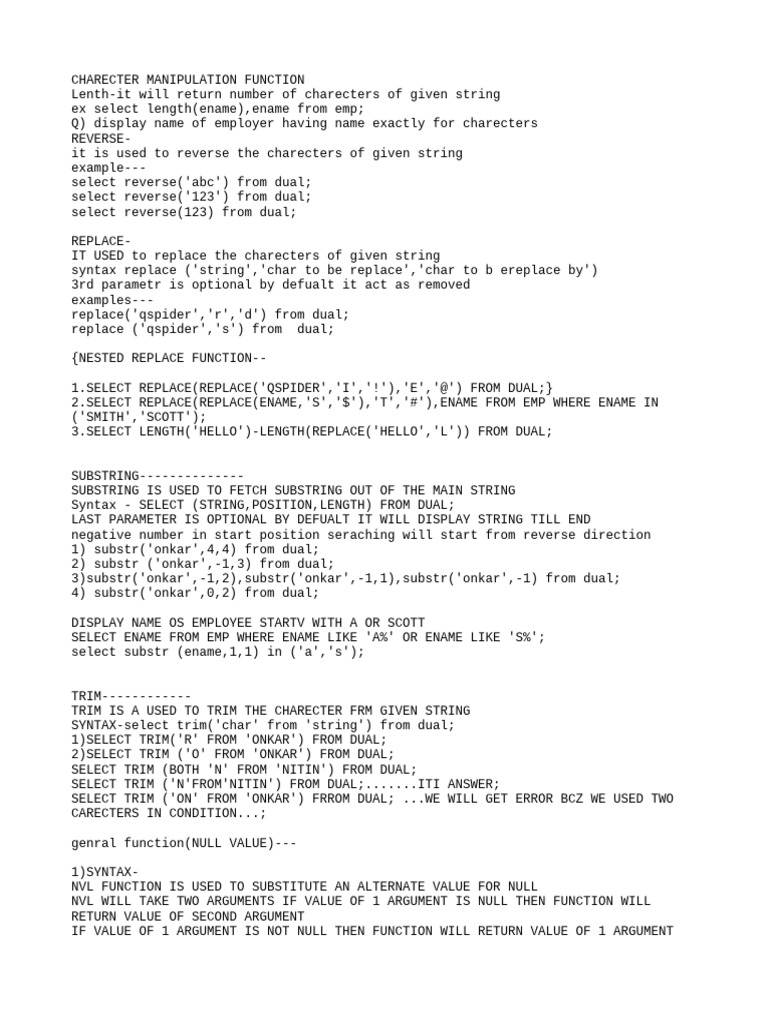 SQL Writeup | Download Free PDF | String (Computer Science) | Parameter (Computer Programming)