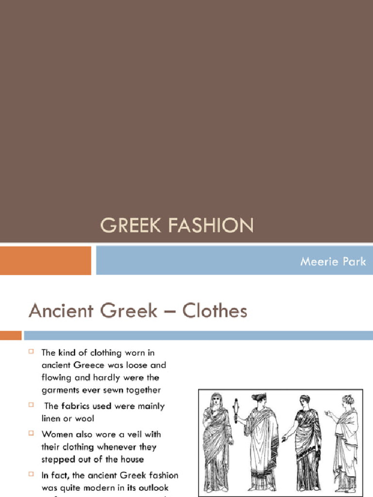 Greek Fashion | PDF