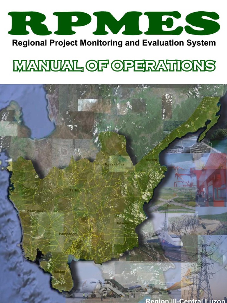 Regional Project Monitoring and Evaluation System: Manual of Operations ...