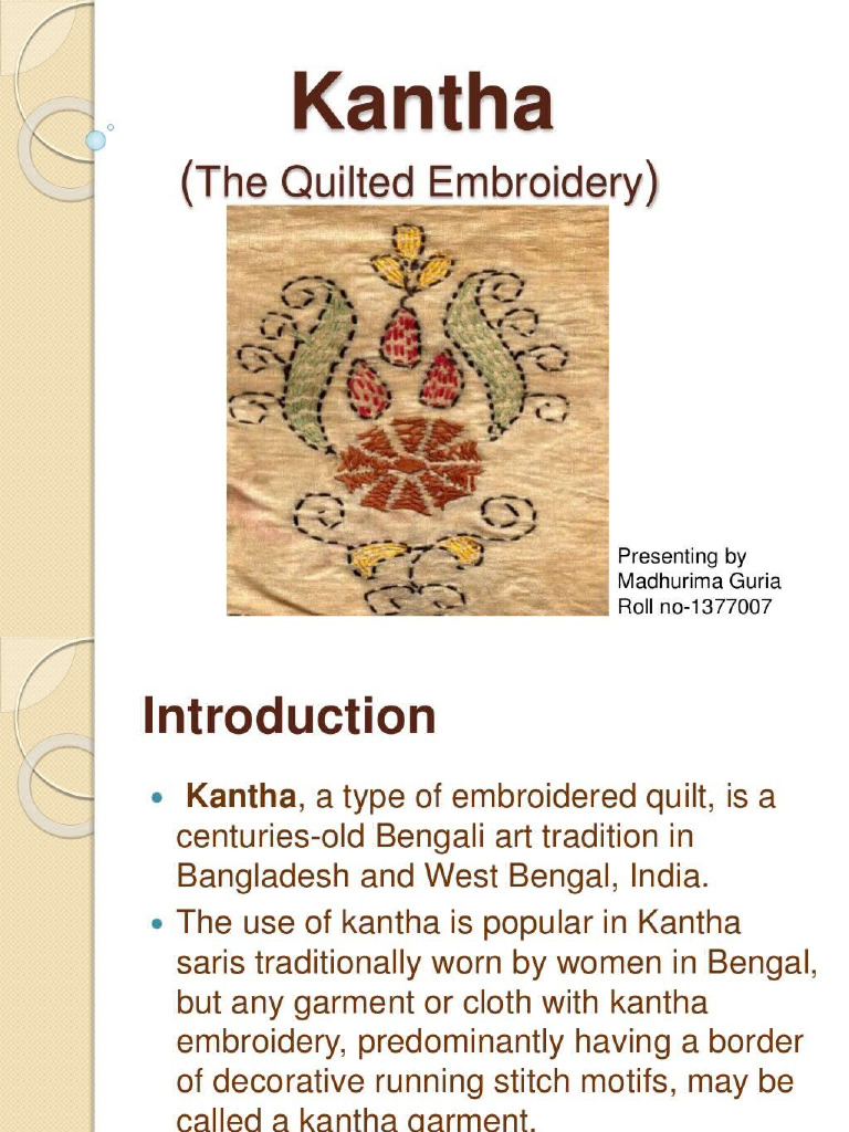 Kantha | PDF