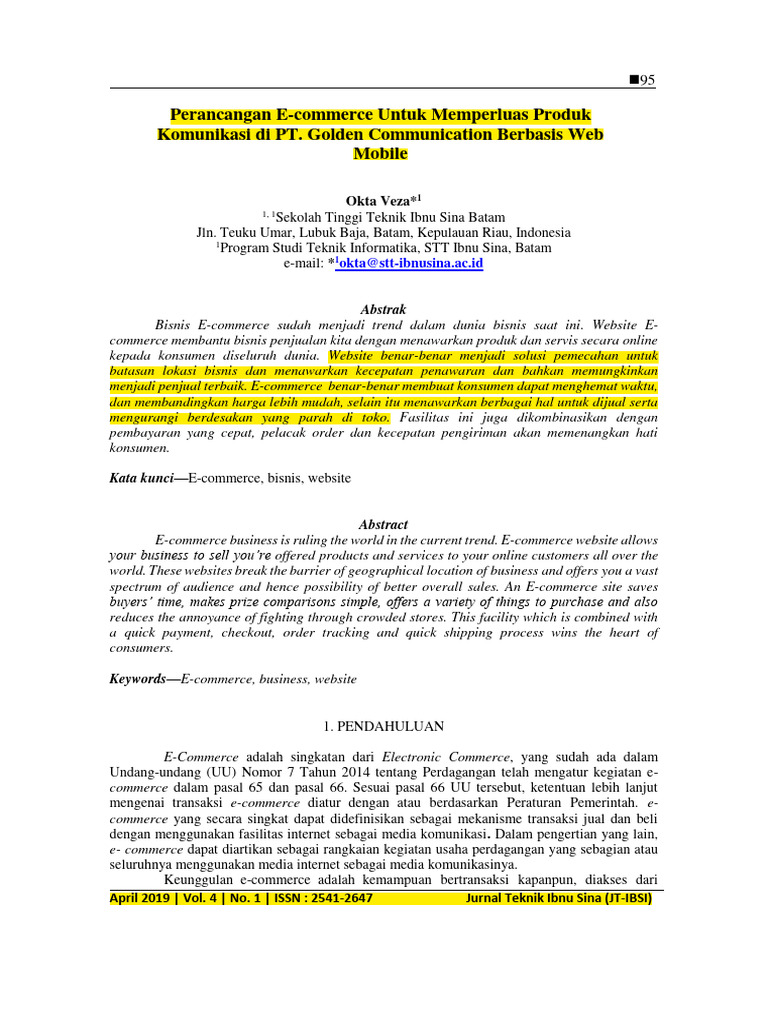 8 - Perancangan E-Commerce Untuk Memperluas Produk Komunikasi Di PT ...