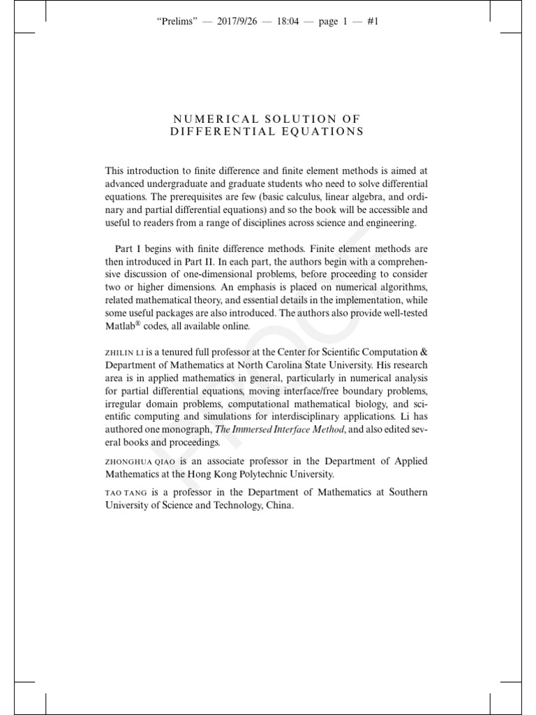 Corrections Book Proof Final | PDF | Partial Differential Equation ...