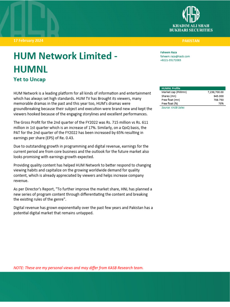 HUMNL | PDF