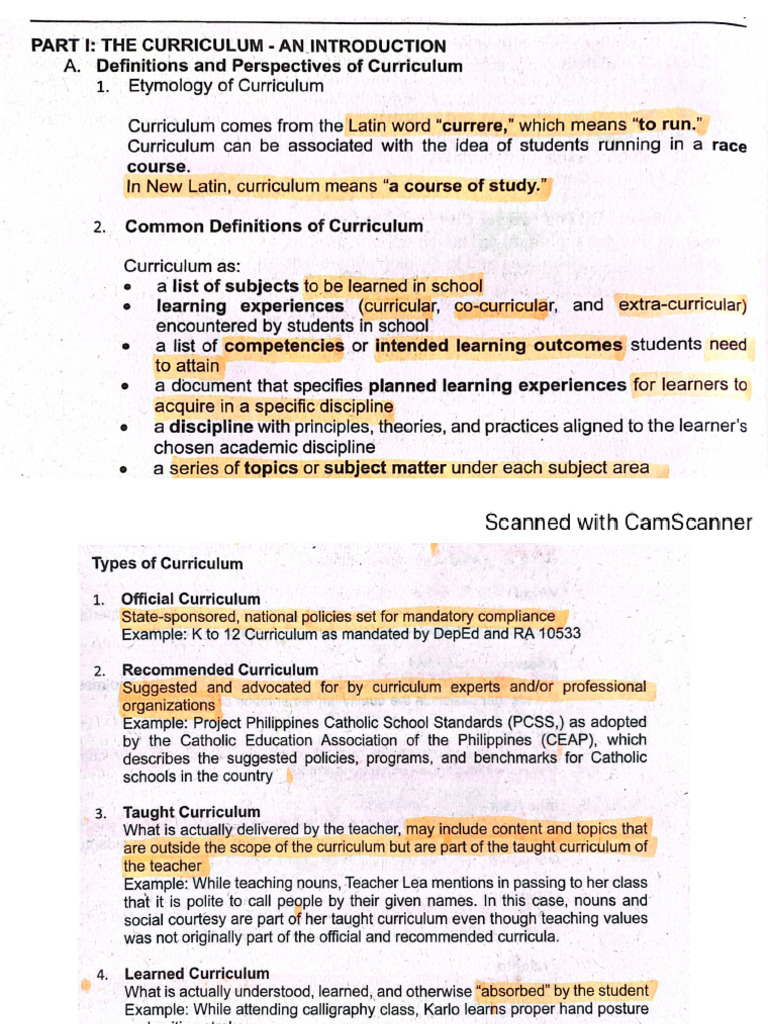 PROF ED The Teacher and The Curriculum | PDF