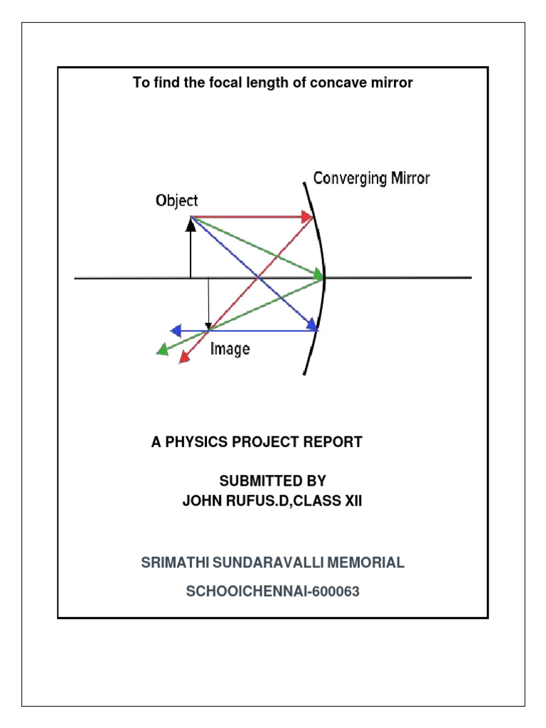 physics pr | PDF | Mirror | Sphere