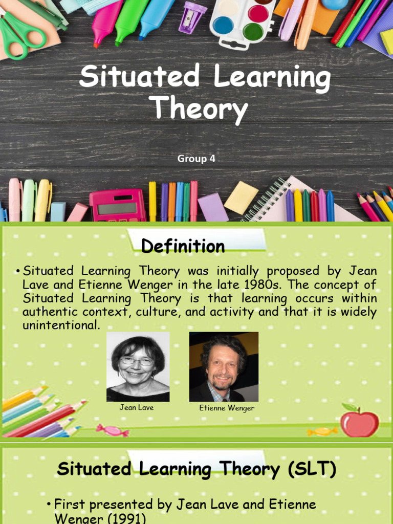 Situated Learning Theory. | PDF Situated Learning Theory. | PDF