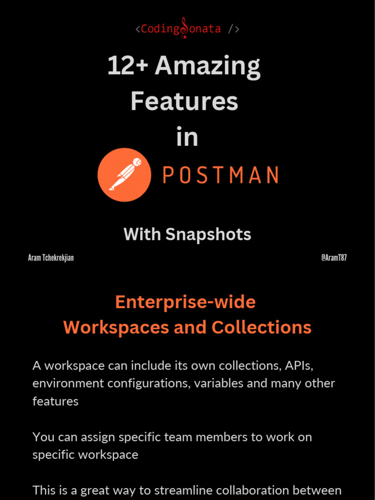 12 Amazing Features in Postman 1690214891 | PDF | Networking | Internet ...